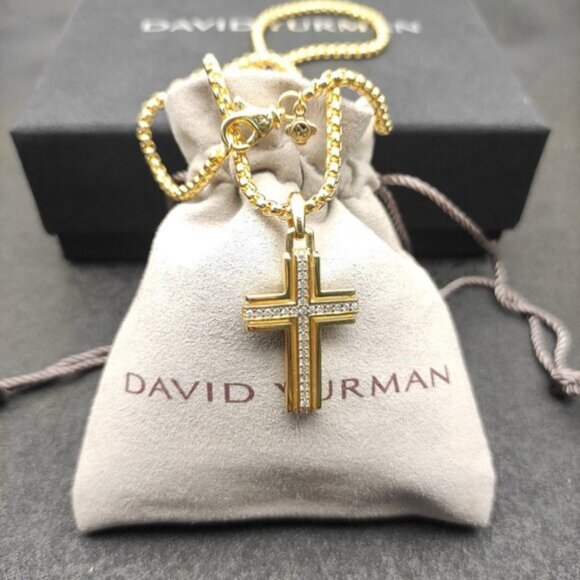 David Yurman Gold Cross
